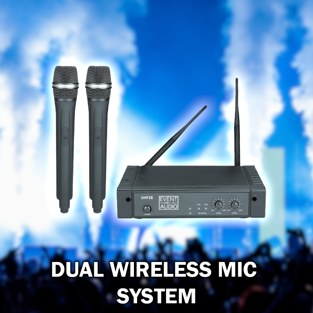 Dual Handheld Wireless Microphone System | LightUpMyLife