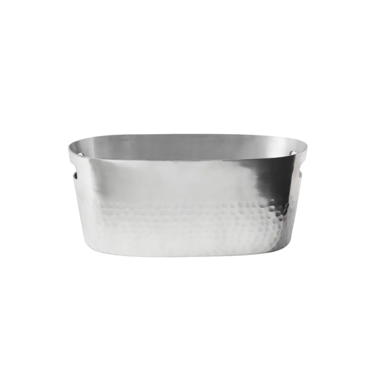 Silver Hammered Drink Bucket | Set Party Rentals Kosher Table Decor ...