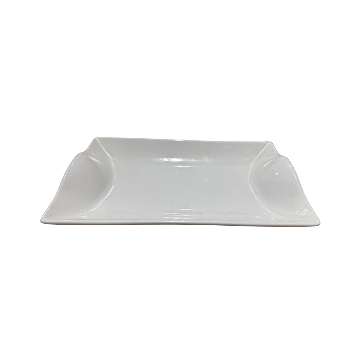 Modern White Rectangle Platter | Set Party Rentals Kosher Table Decor ...