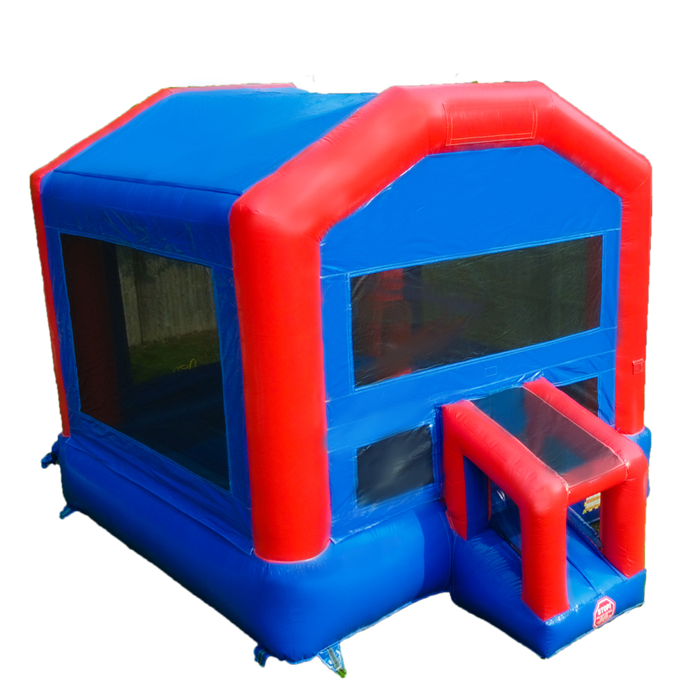 LadyBug Party Rentals: 14'x14' Blue & Red Bounce House | LadyBug Party ...