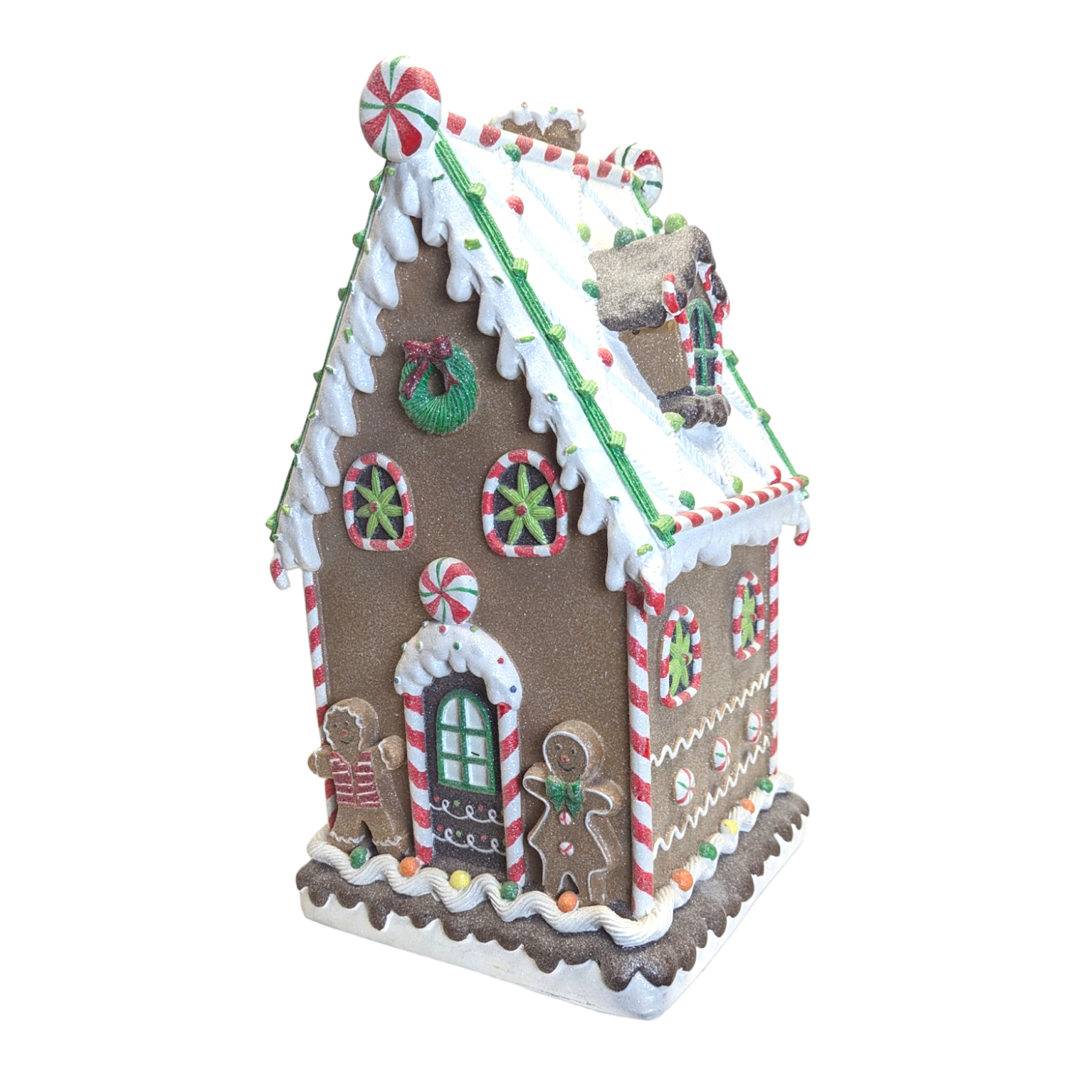 Smalls - Gingerbread House w Gingerbread Man/Woman by Door - 11' x 11 ...
