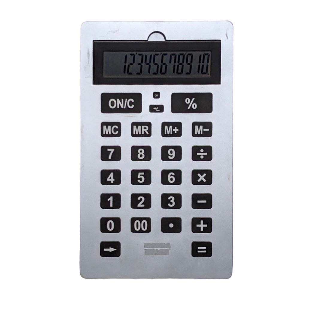 Oversized - Calculator - 12' x 1'x 20' - Grey | Toronto's Premier Prop ...