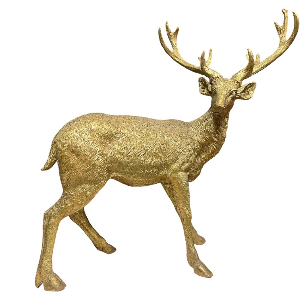 515 - Animals - Deer - 53' x 16' x 67' - Gold | Toronto's Premier Prop ...