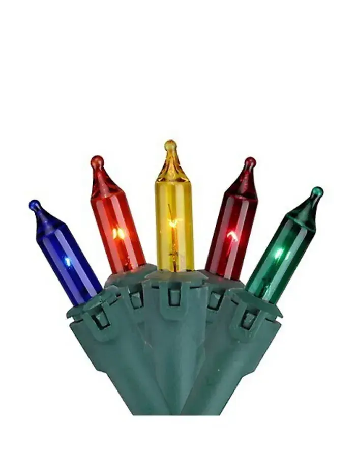 Rental - L14 - Light Strand - 25' - Green Cord - End To End - Multi ...