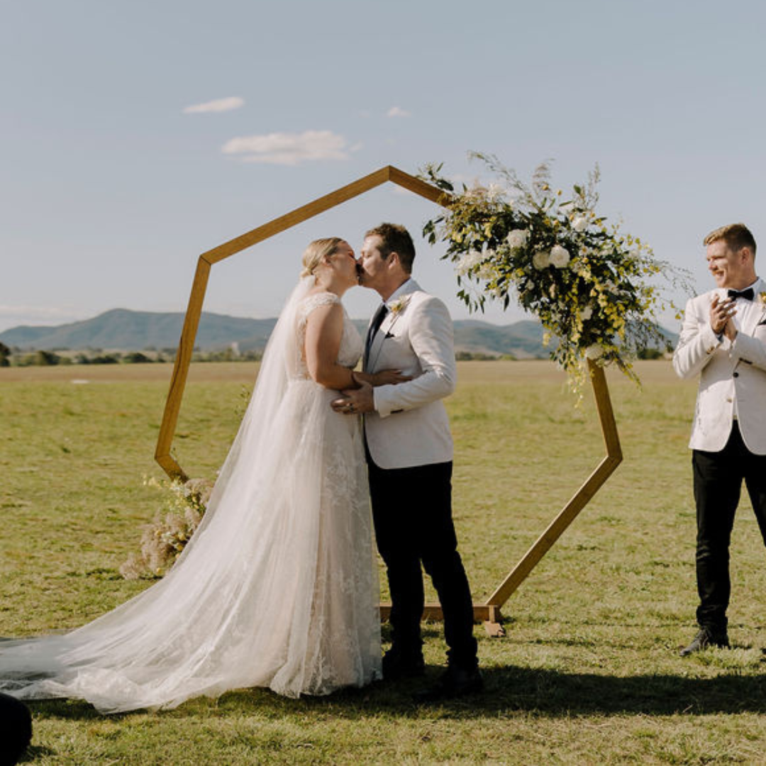 Arch - geometric - timber | The Event Artists