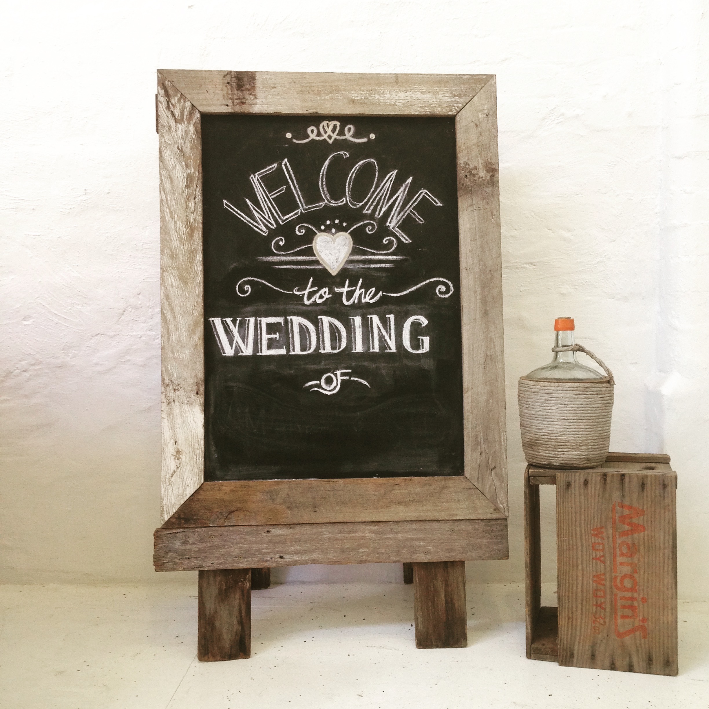 ChalkBoard - Recycled Timber | The Event Artists