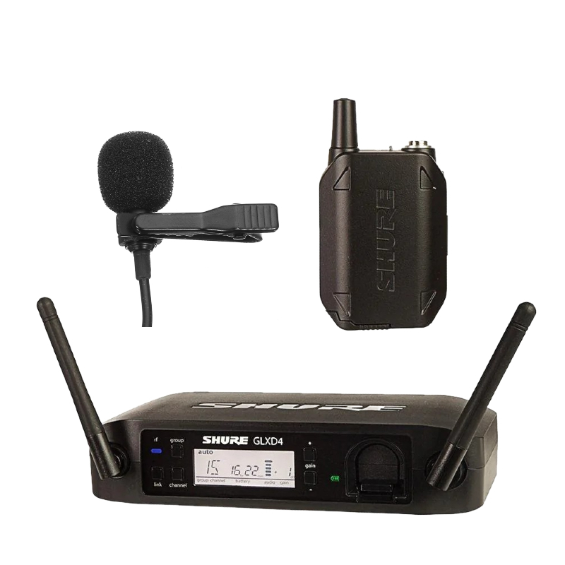 Shure Wireless GLXD Lapel Microphone | DJ and PA Equipment Rental