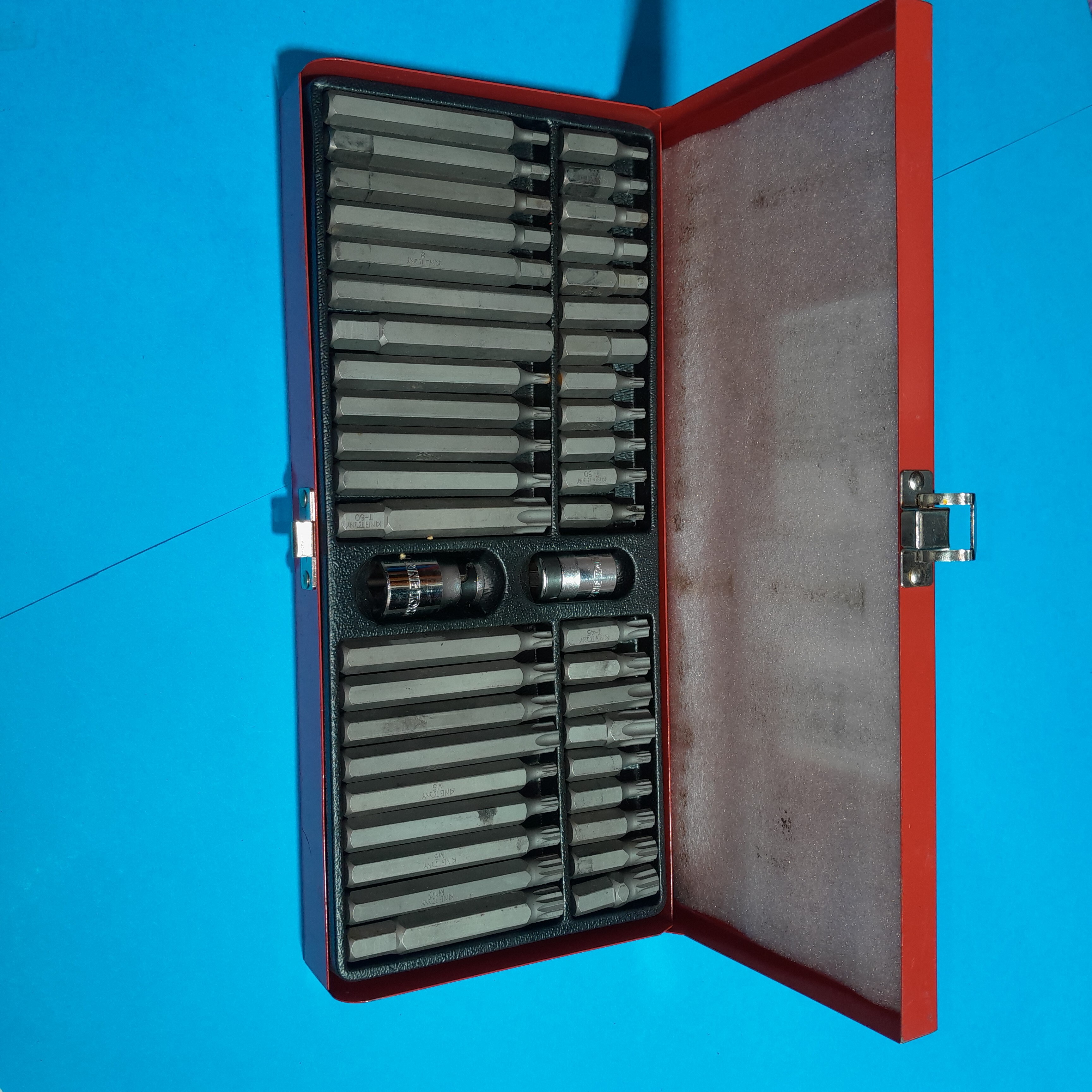 Driver set, alan key torque and star, 3/8 and 1/2'' socket to drive ...