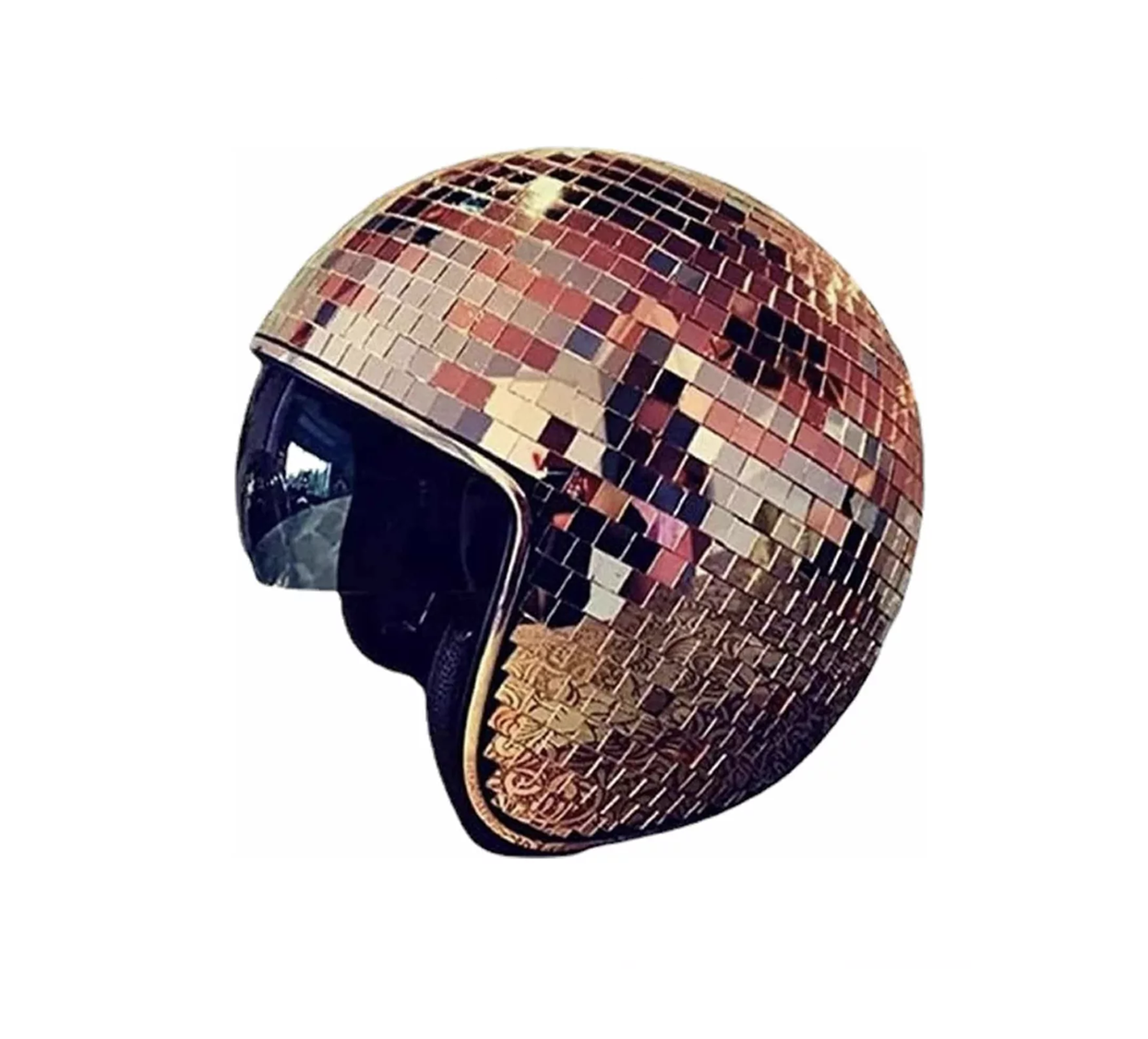 Disco helmet | Tulum Scooters Rental/ Bike rentals