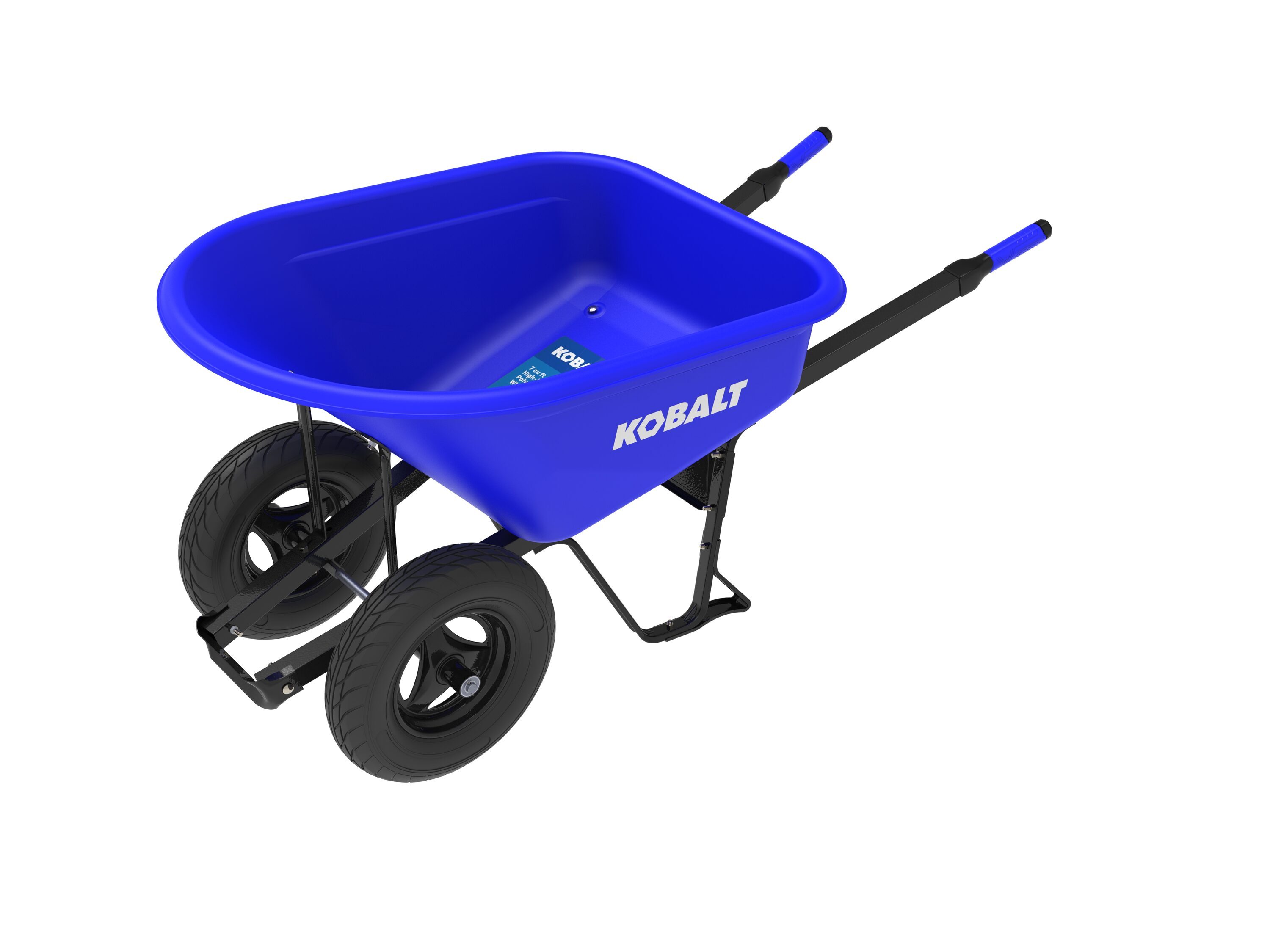 Kobalt 7-cu ft 2 Wheel Push Wheelbarrow | Gray's Creek Tool & Equipment ...