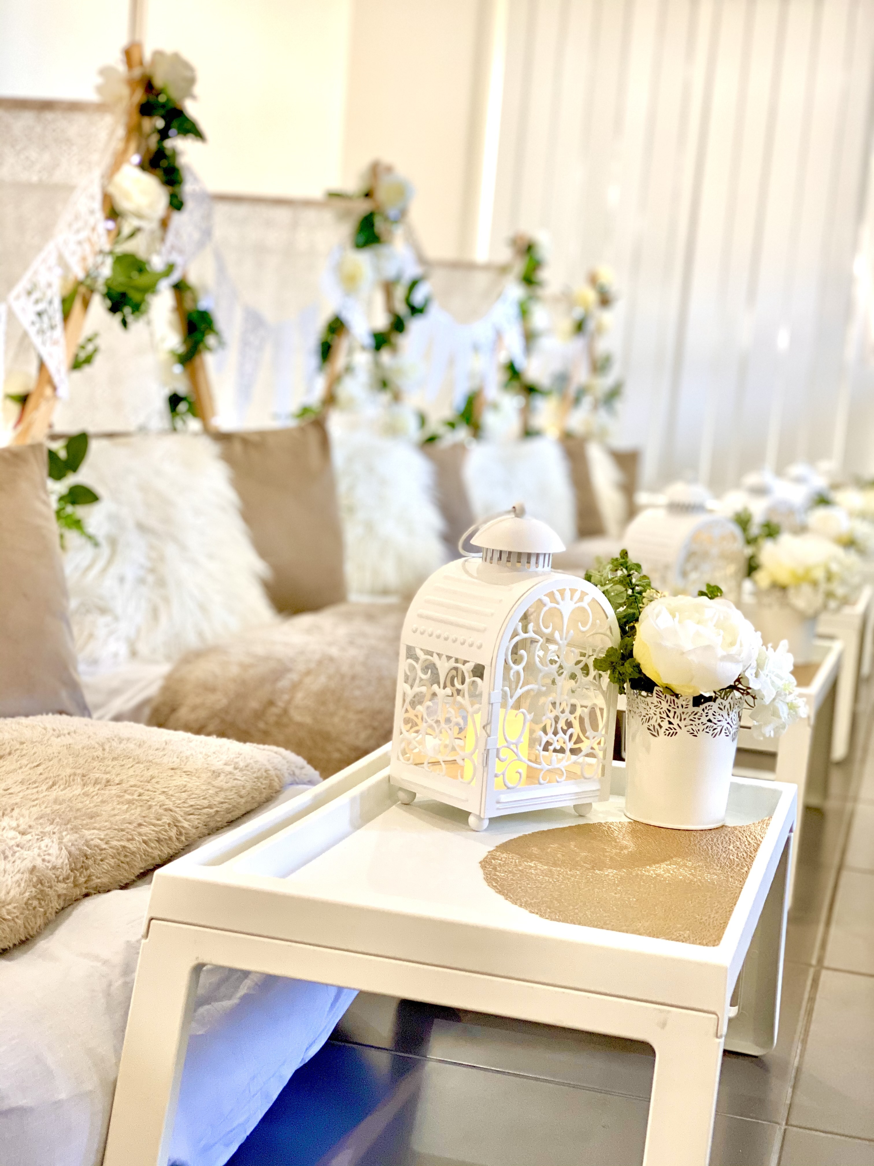 White Lace Teepee Party Brisbane | Elegant Kids Sleepover | Event Hire ...