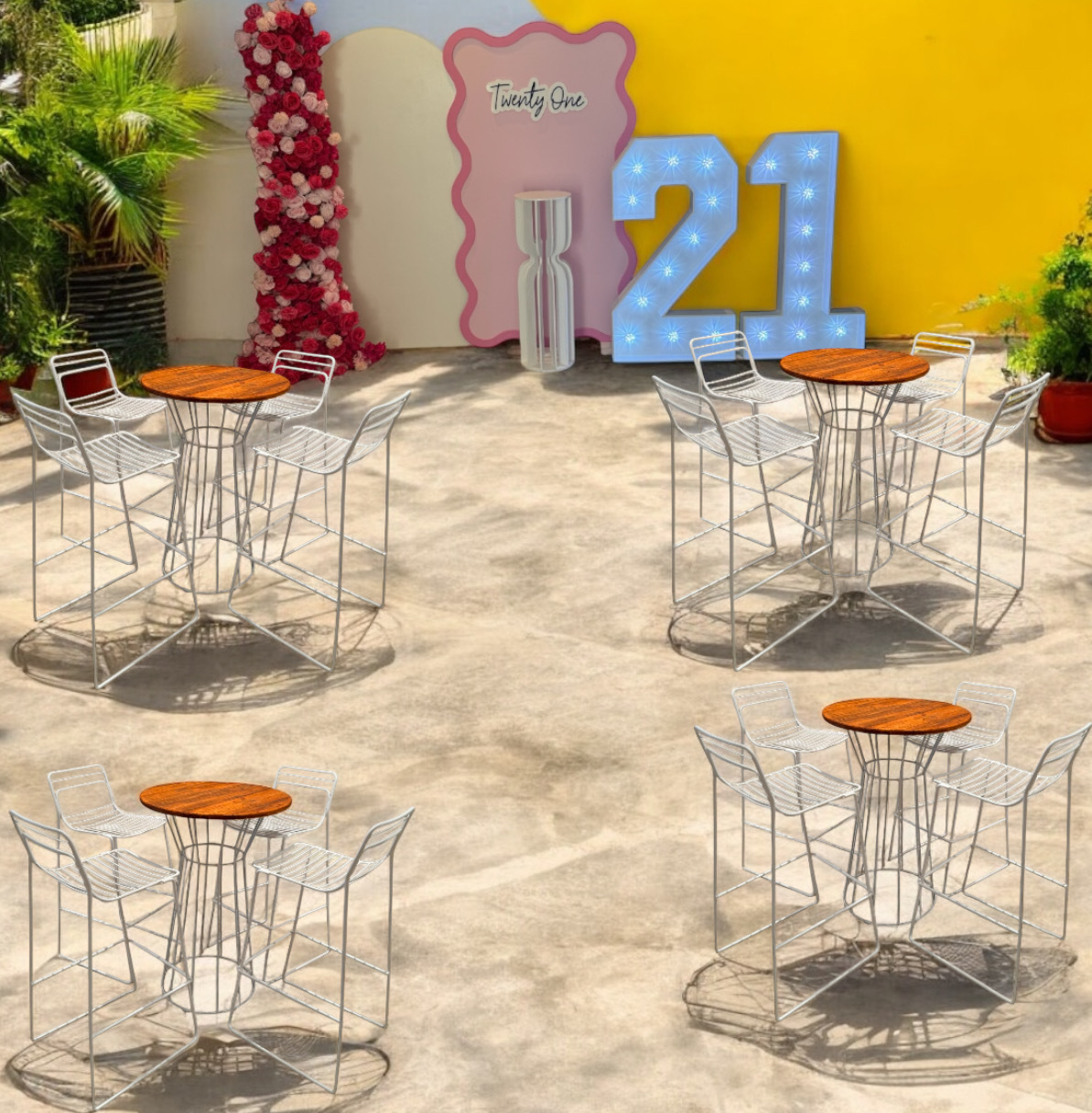 Backdrop & Seating | My Blooming Party - Hire | Noosa, Gympie ...