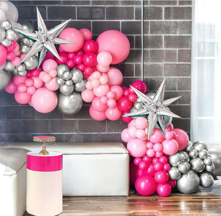Grab and Go Balloon Garland Only - 12ft Gold Metallic Balloon Arch ...