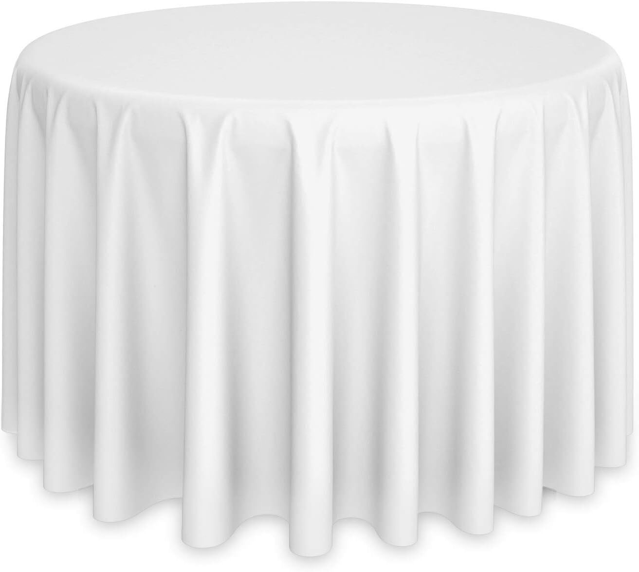 White Round 120inch Table Cover | Cobb Party Rental Services - Tables ...