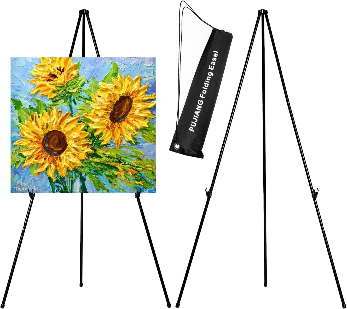 63' Tall Display Easel, Folding Instant Poster Easel | Cobb Party Event ...