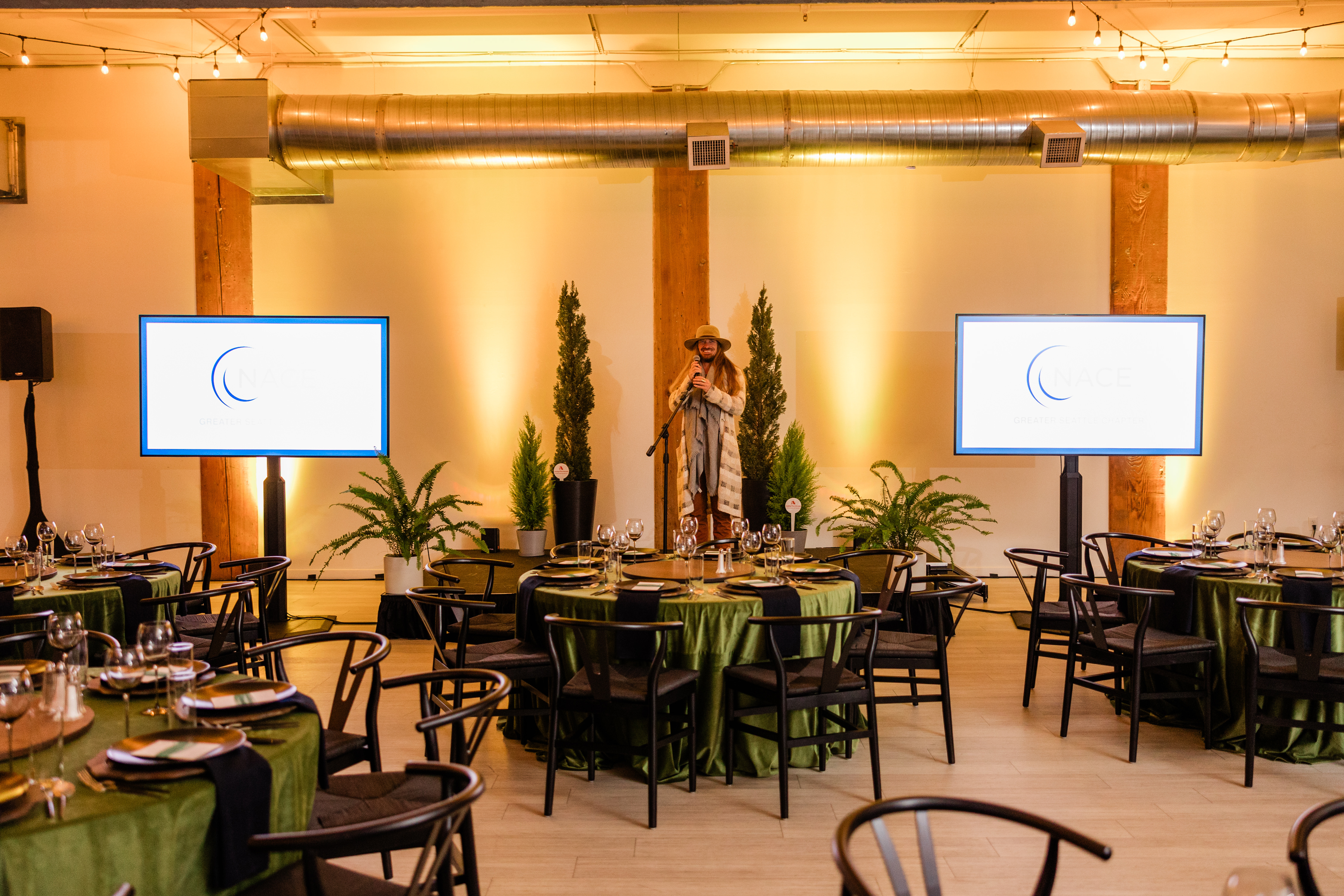 Evergreen Stage Trio | Analog Plant Rentals