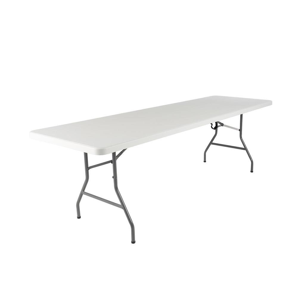 Rectangle Plastic Folding Table 96' x 30' | Vibe Out Event Rentals
