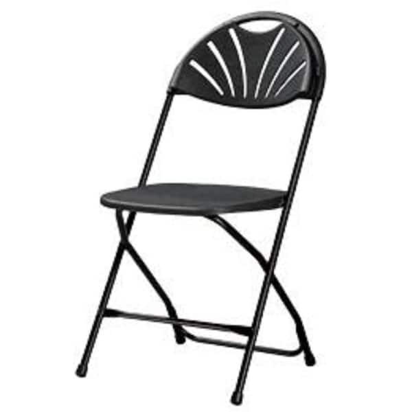 Black Fan Back Chairs | Vibe Out Event Rentals
