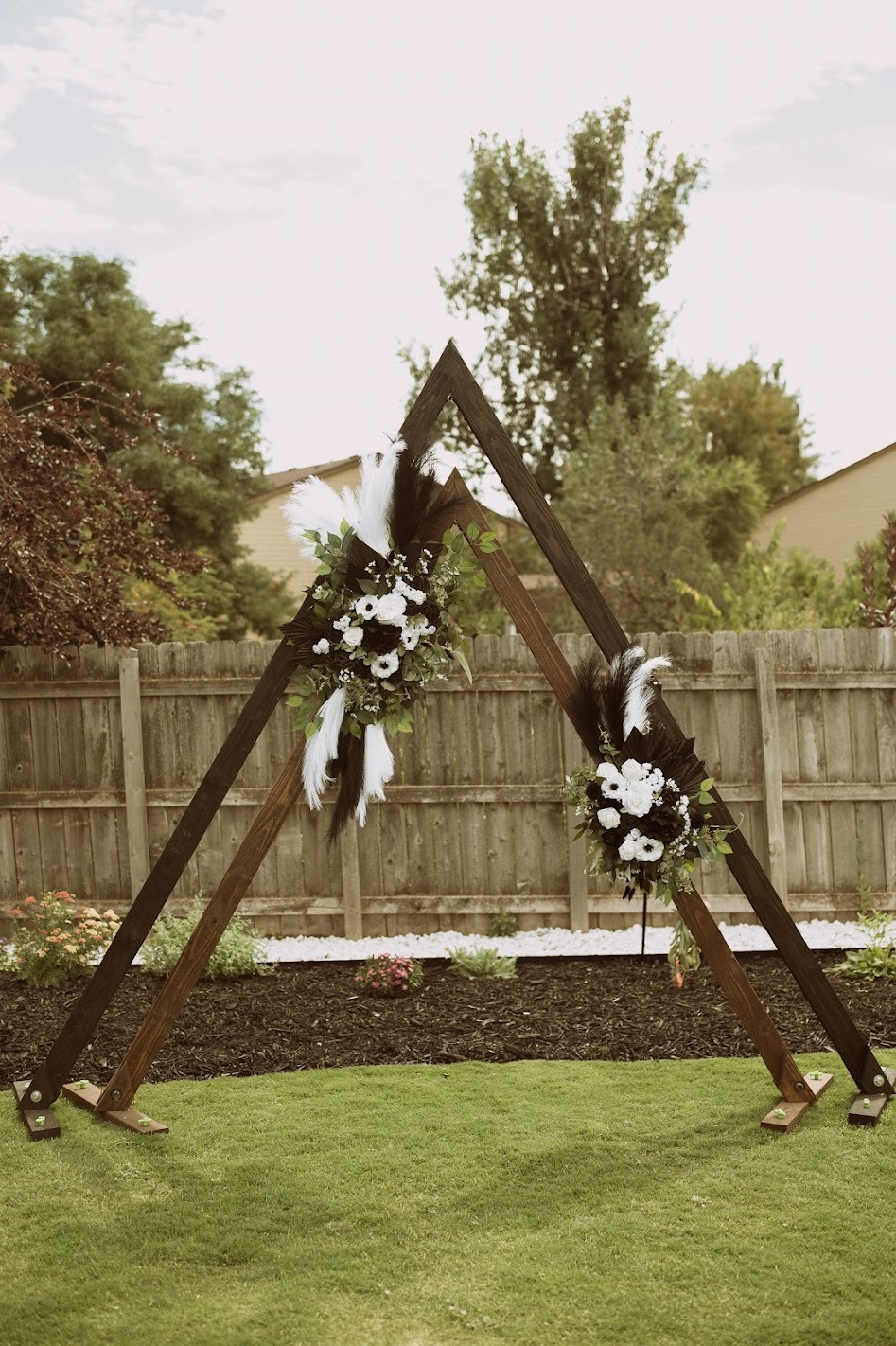 Double Triangle Arch | Party Rentals: Renting Tables, Tents, Chairs ...