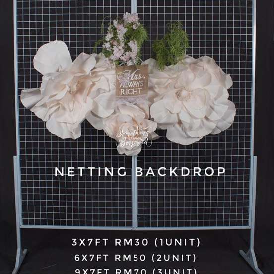 Netting Rack Backdrop (3unit) | HOUSEOFSIX PLT 202204002402 (LLP0032689 ...