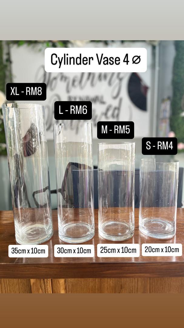 (CYB) Cylinder Vase 4 Ø | HOUSEOFSIX PLT 202204002402 (LLP0032689-LGN)