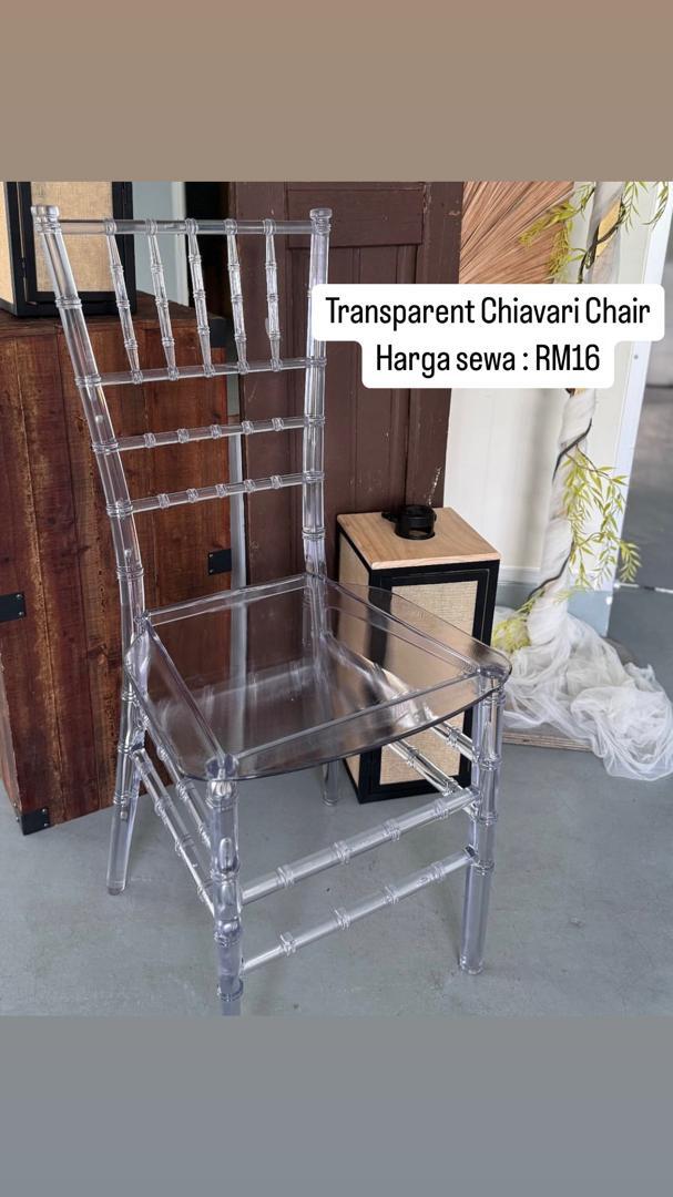 Transparent Chiavari Chair | HOUSEOFSIX PLT 202204002402 (LLP0032689-LGN)