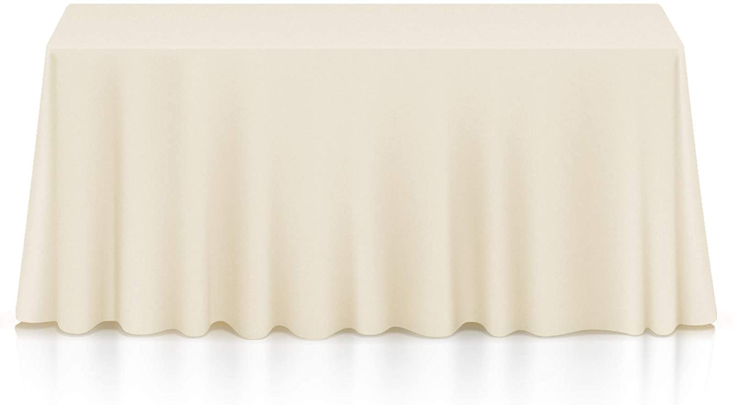 8ft Ivory Table Linen Rental | Elegant and Classic Event Coverage ...