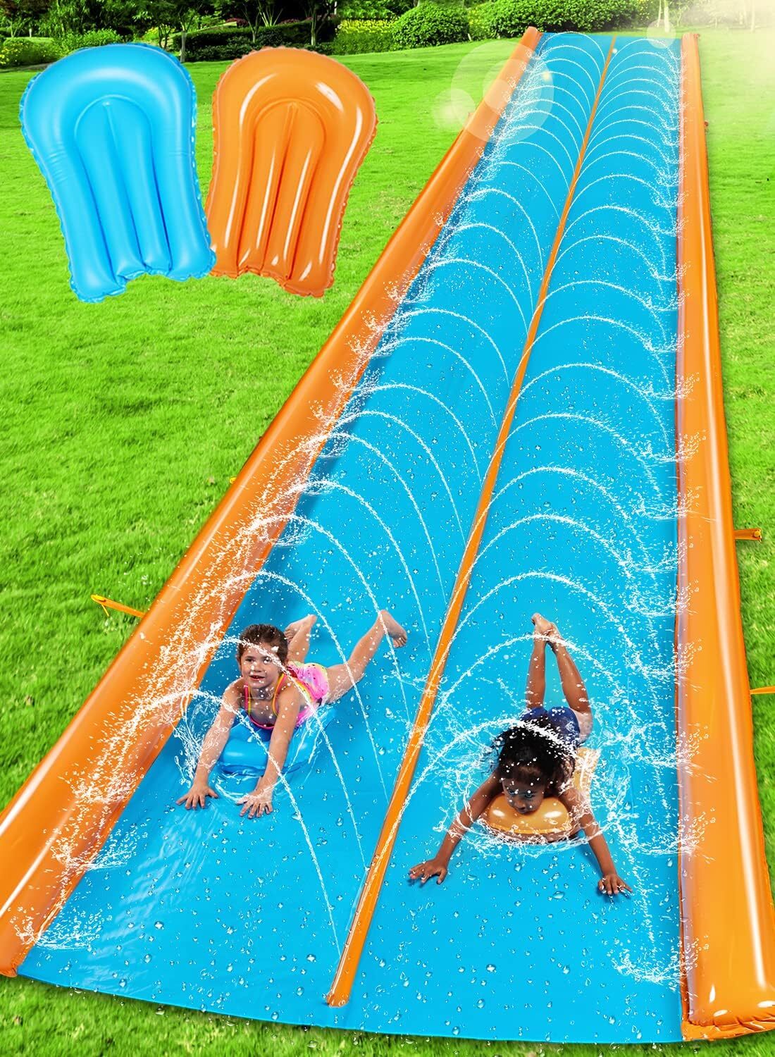 Double Water Slide | Paradise Inflatables & Rentals