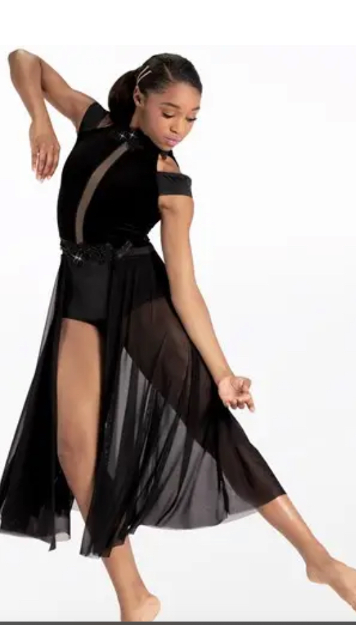 DC66 Black Lyrical | Debbie's Costume Hire