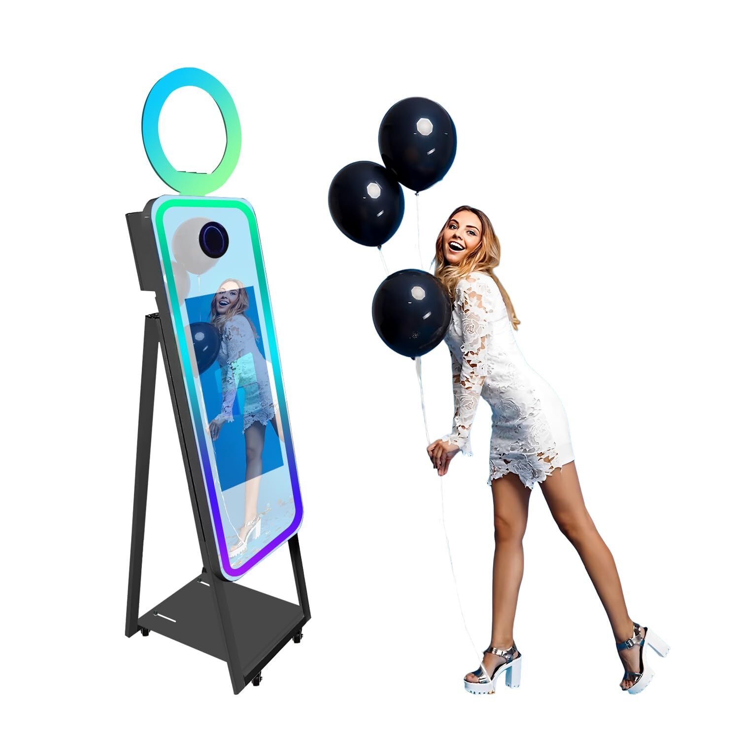 Magic Mirror Photo Booth Rental | HAHA Hops | HAHA Hops | Inland Empire ...