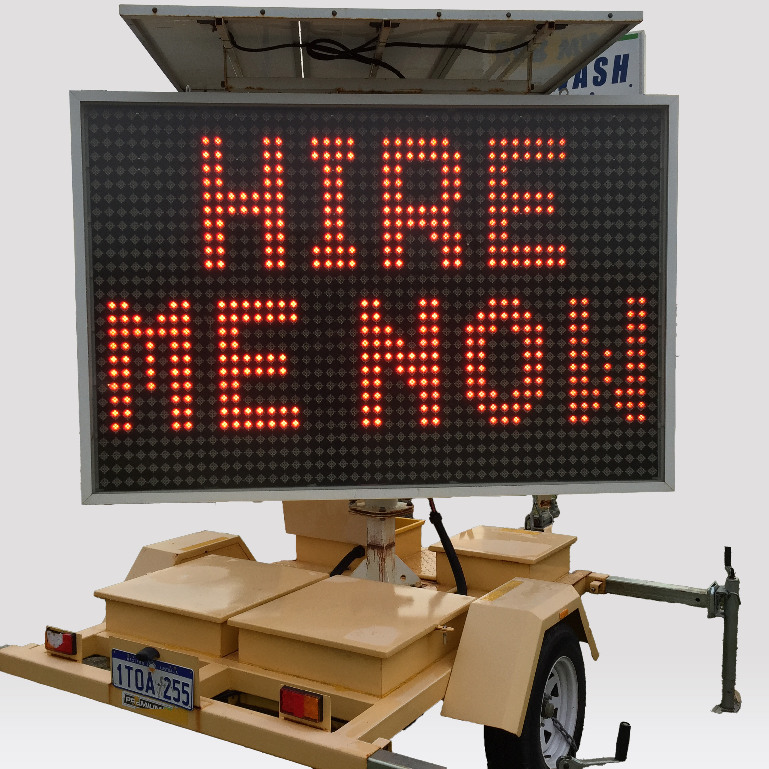 4 Colour LED Display Sign | Getzhire - Party Hire Equipment Perth ...