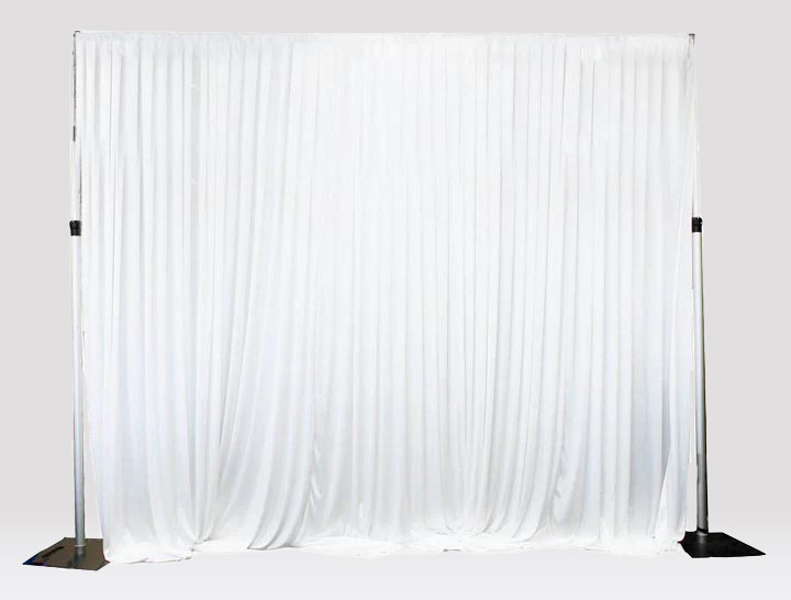 White silk backdrop | Getzhire - Party Hire Equipment Perth, Catering ...