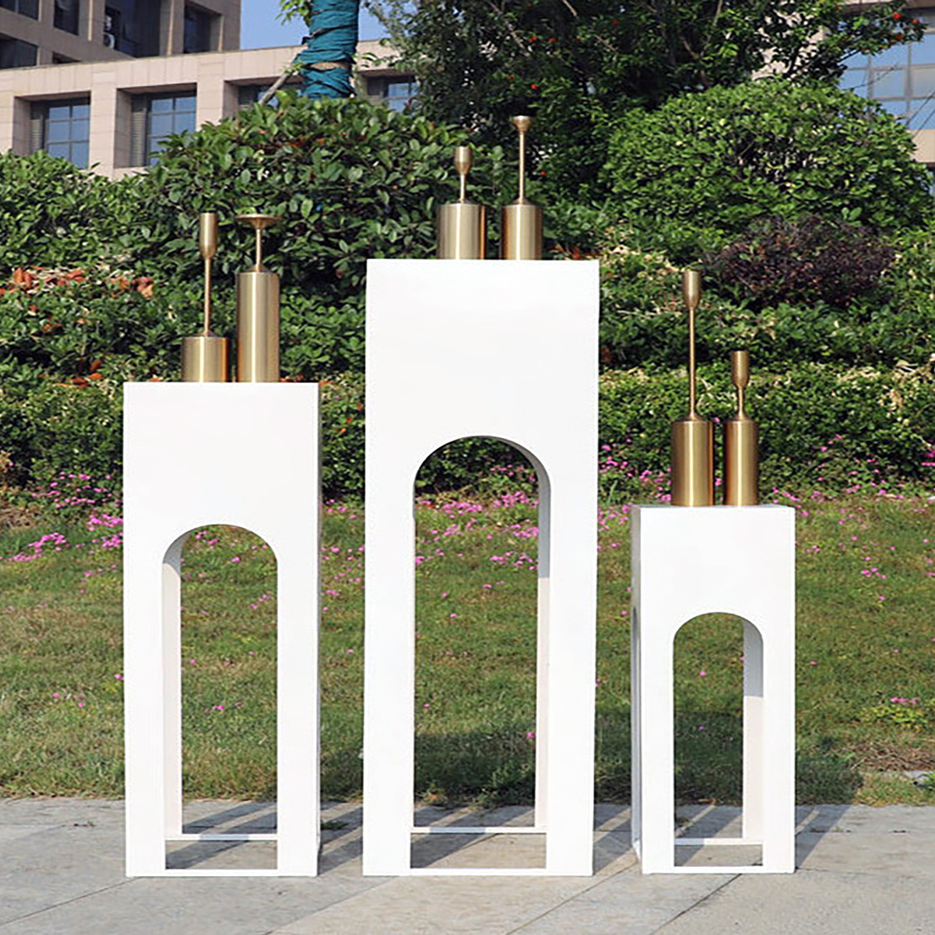 Cake Stand Square Plinth Wooden | Fari Arts