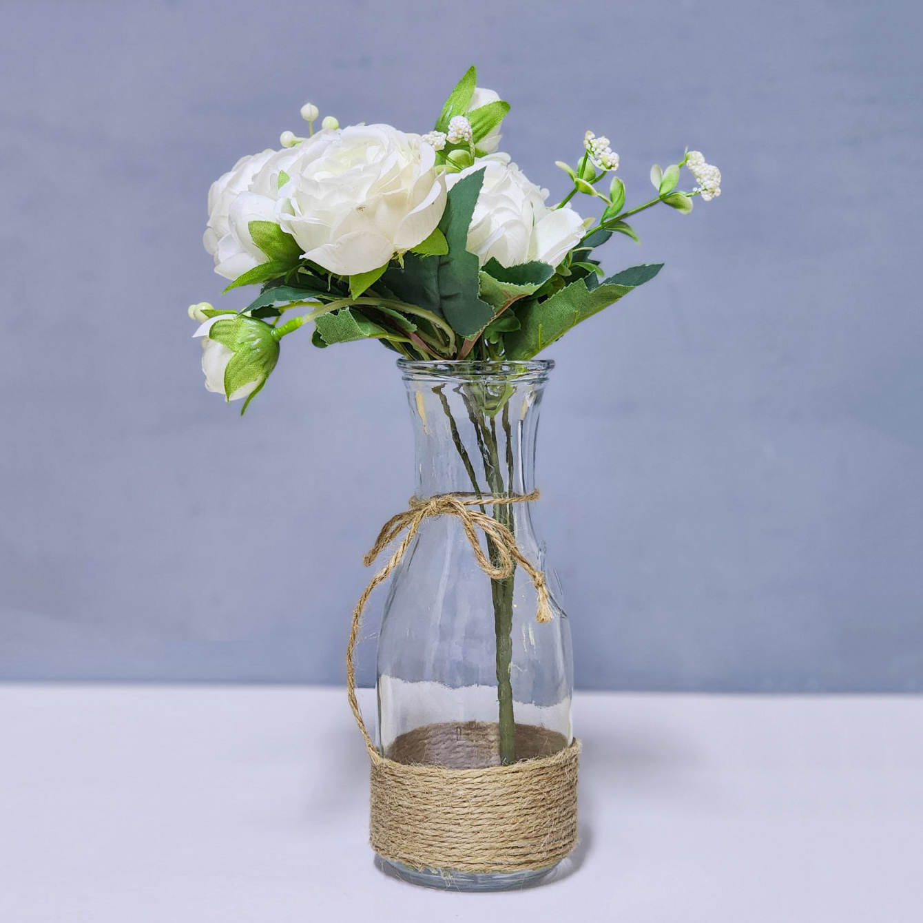 Glass Jar Bottle Rustic Centerpieces | Fari Arts