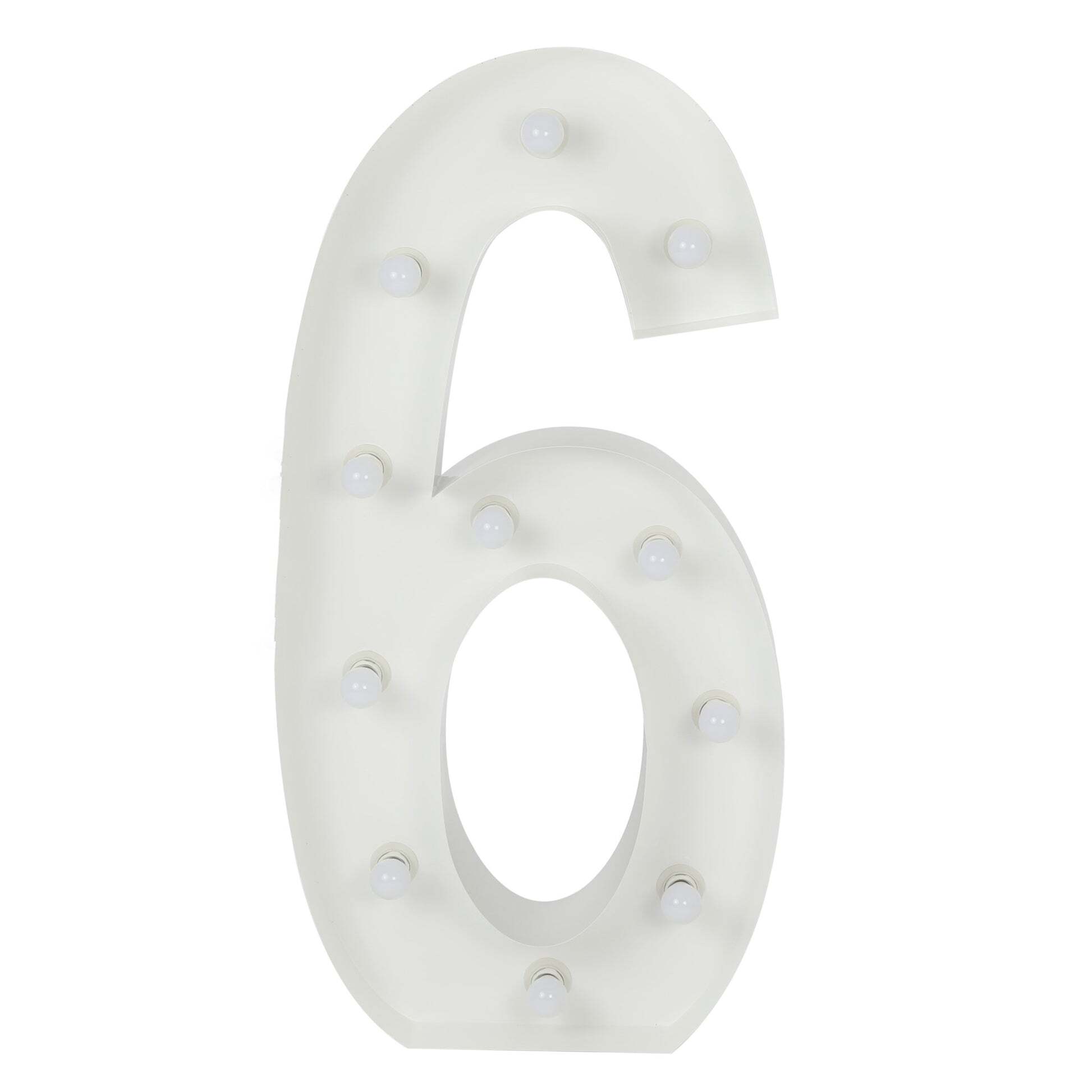 4 ft Marquee number with lights | All City Party Rental