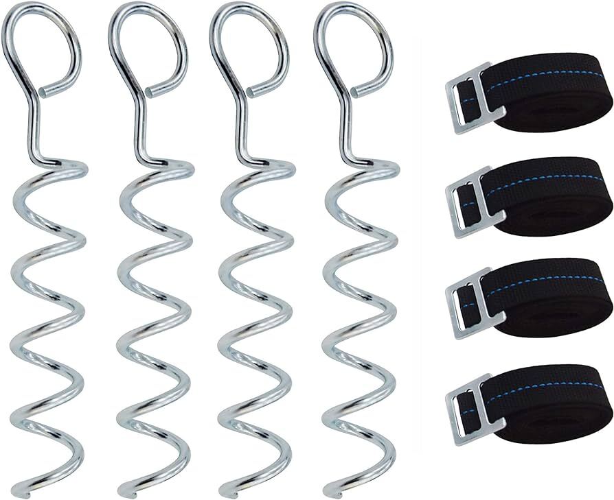 Basic Spiral Popup Tent Anchors | H-Town Event Rentals | Premier Event ...