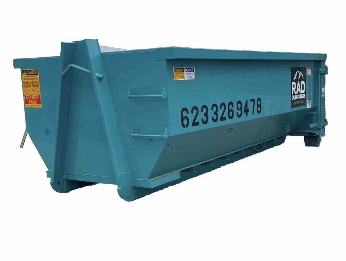 15 Yard Short Term Dumpster Rental AZ | Rad Dumpsters - Local Dumpster ...