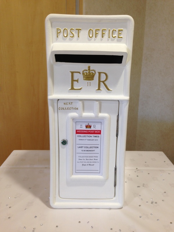 Classic Royal Mail Wedding Card Post Box For Hire | Enchanted Weddings ...