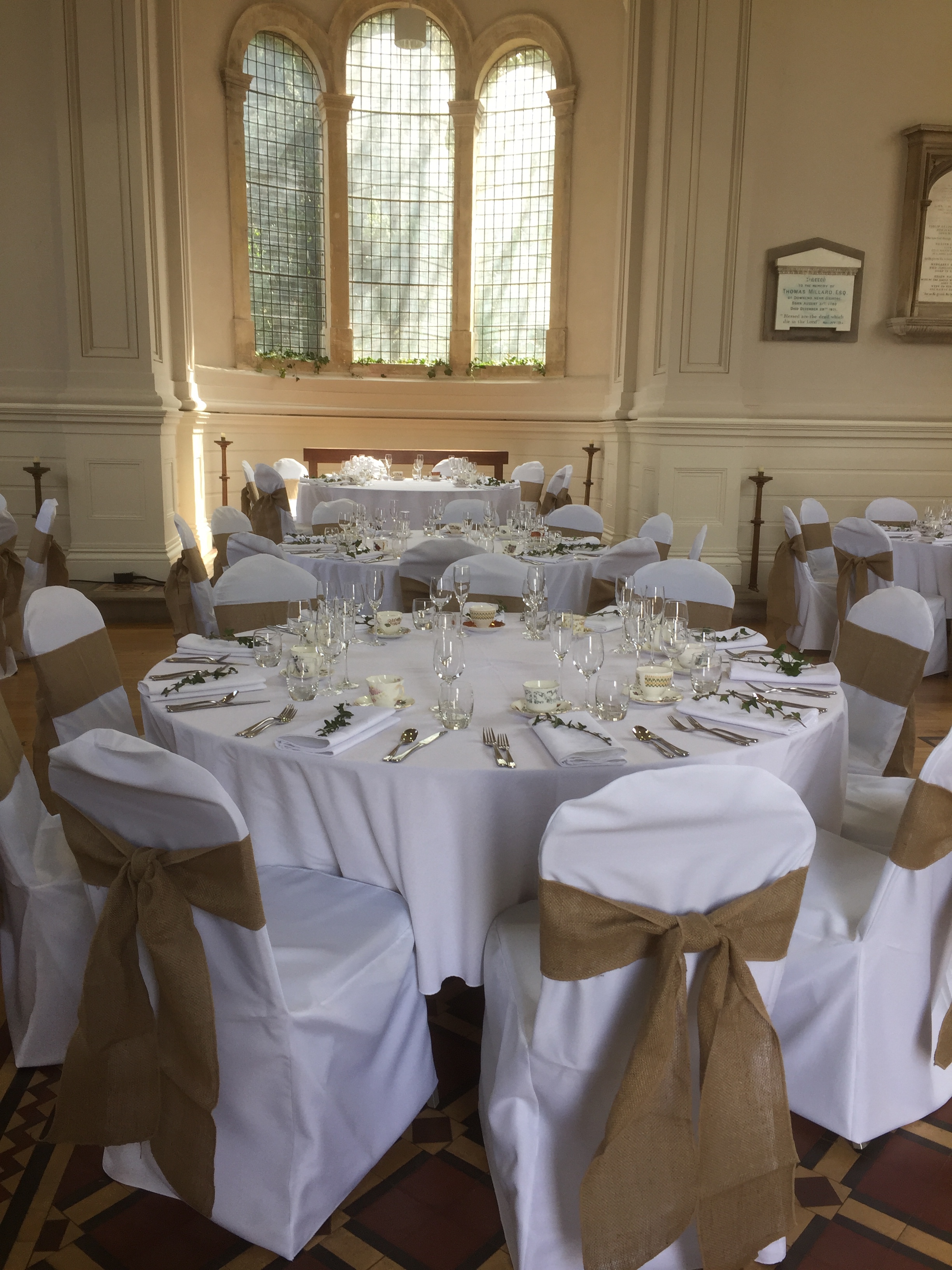 Hessian Chair Sash For Hire in Bristol & Bath | Enchanted Weddings ...