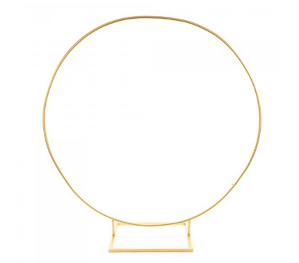 Round Gold Metal Hoop for Hire in Bristol | Enchanted Weddings & Events ...