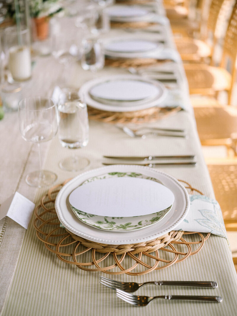 Natural Wicker Charger | M&D Design House
