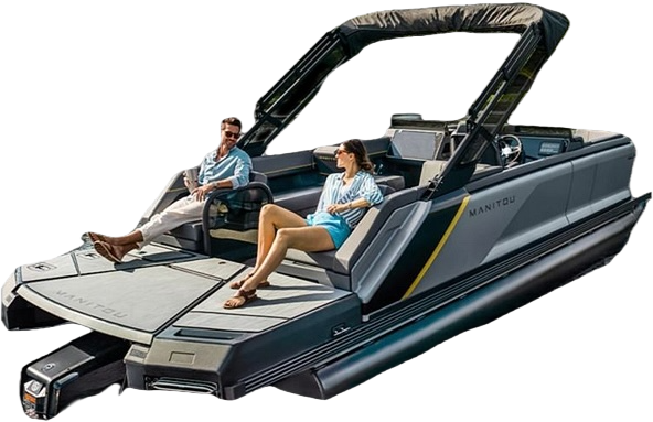 Tritoon Manitou 150hp X-Premium Package with MAX Deck, Seats 11 ...