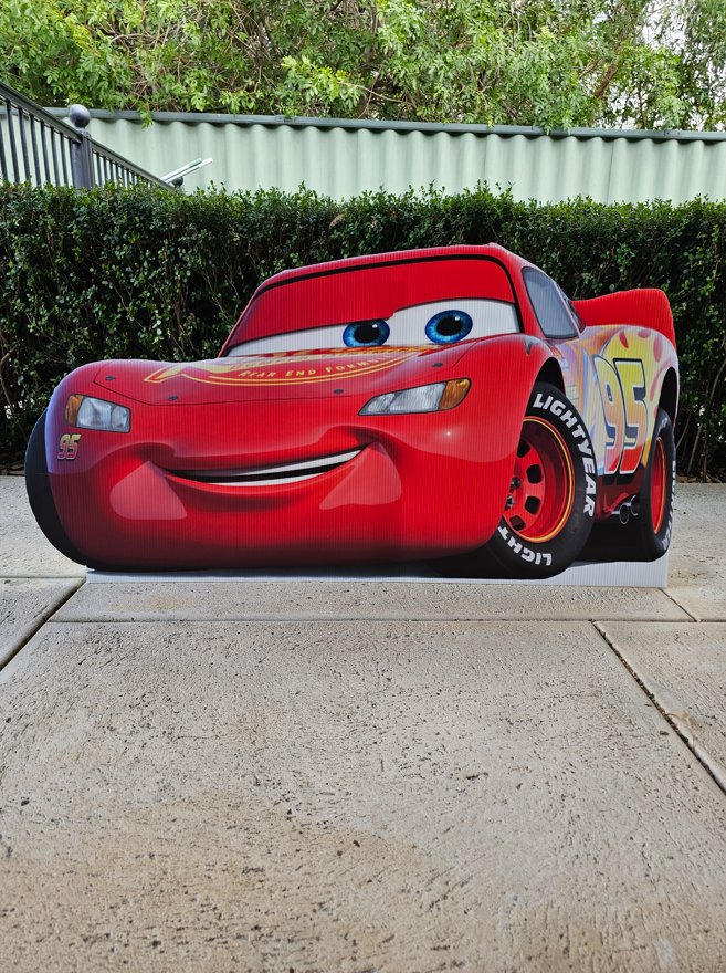 Lightening McQueen Cut Out Hire | Avon Party Hire Northam Toodyay
