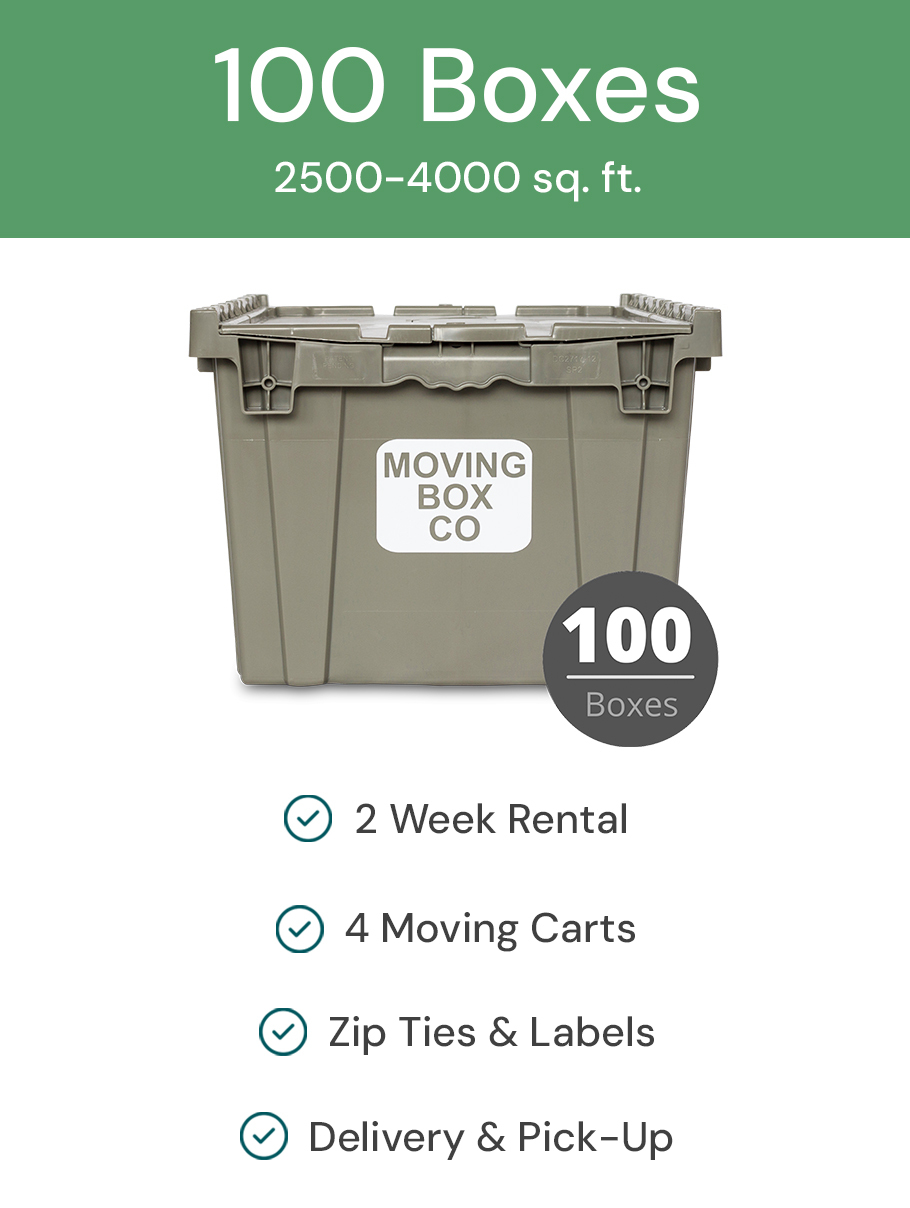 Rent Moving Boxes in Austin | Moving Box Co